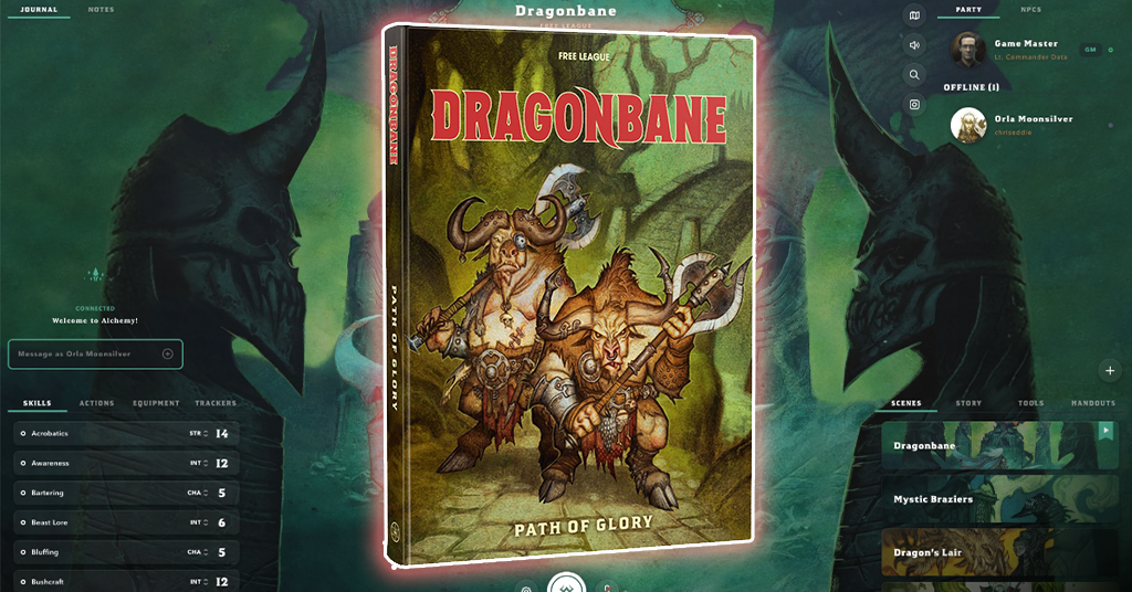 Path of Glory Announced for the Dragonbane RPG – Crit Hit The Giant
