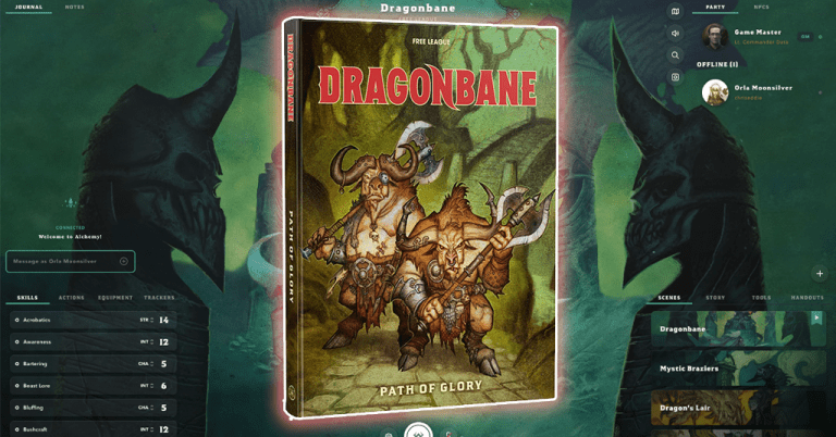 Path of Glory Announced for the Dragonbane RPG – Crit Hit The Giant