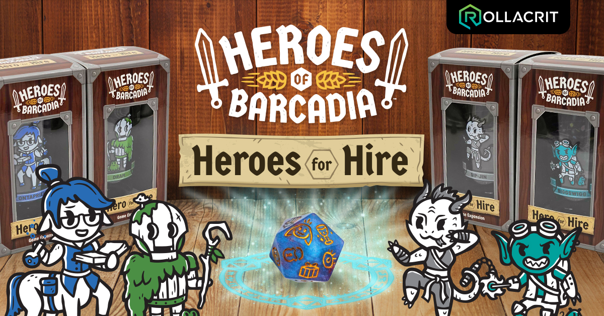Rollacrit’s All-New Barcadian Adventure, Heroes for Hire, Launches on ...